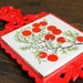 Red Trivet With Berries - Etsy