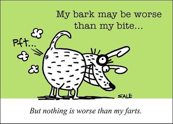 Farts Funny Dog Cartoons Greeting Cards Mugs Tee Shirts Mouse - Etsy