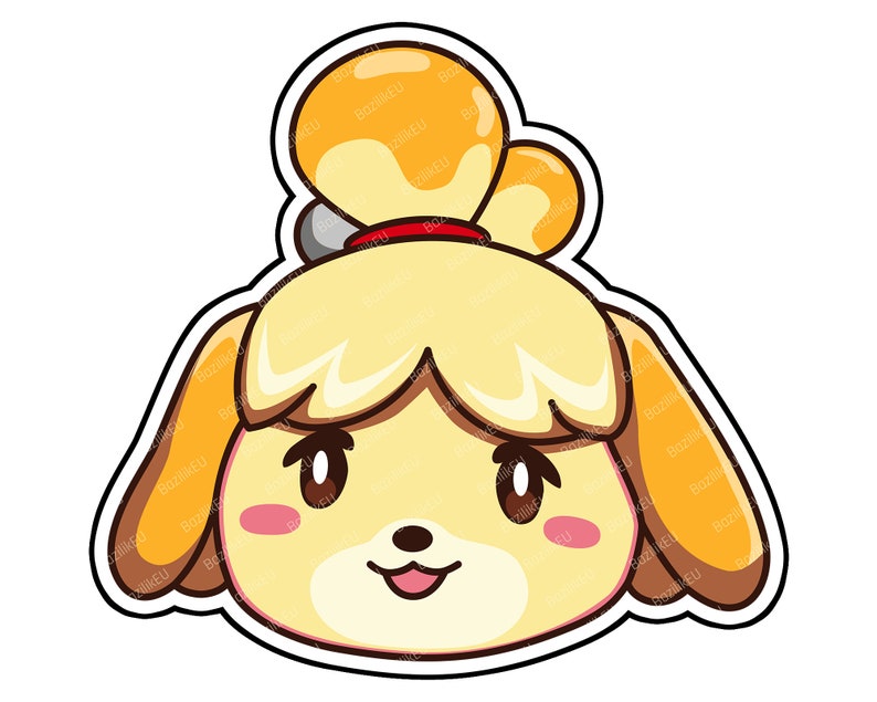 Isabelle Animal Crossing SVG Descarga Digital Instantánea | Etsy