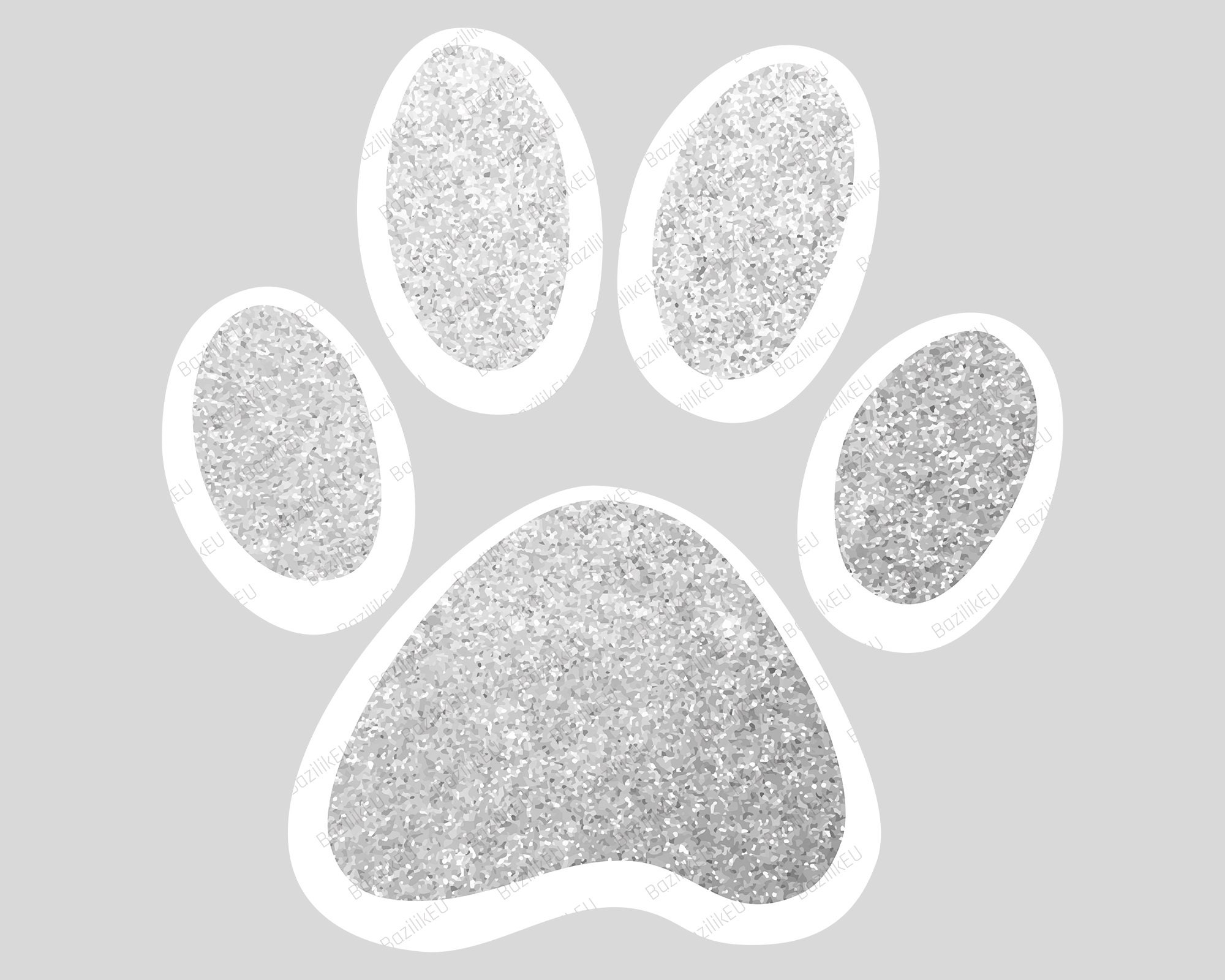 Gold paw print clip art - sherycollector