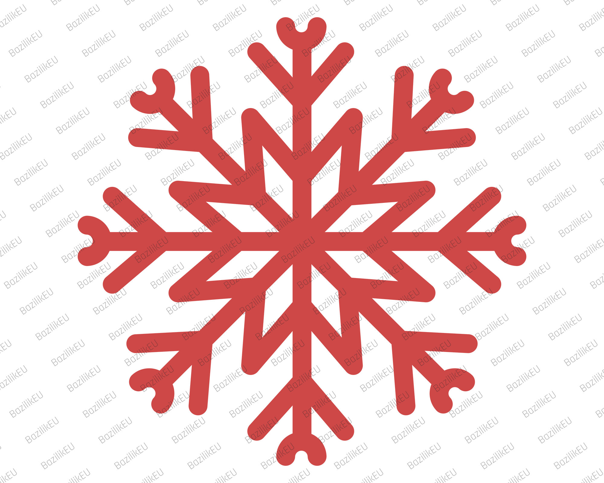 Snowflake SVG Merry Christmas SVG Bundle Digital Download | Etsy