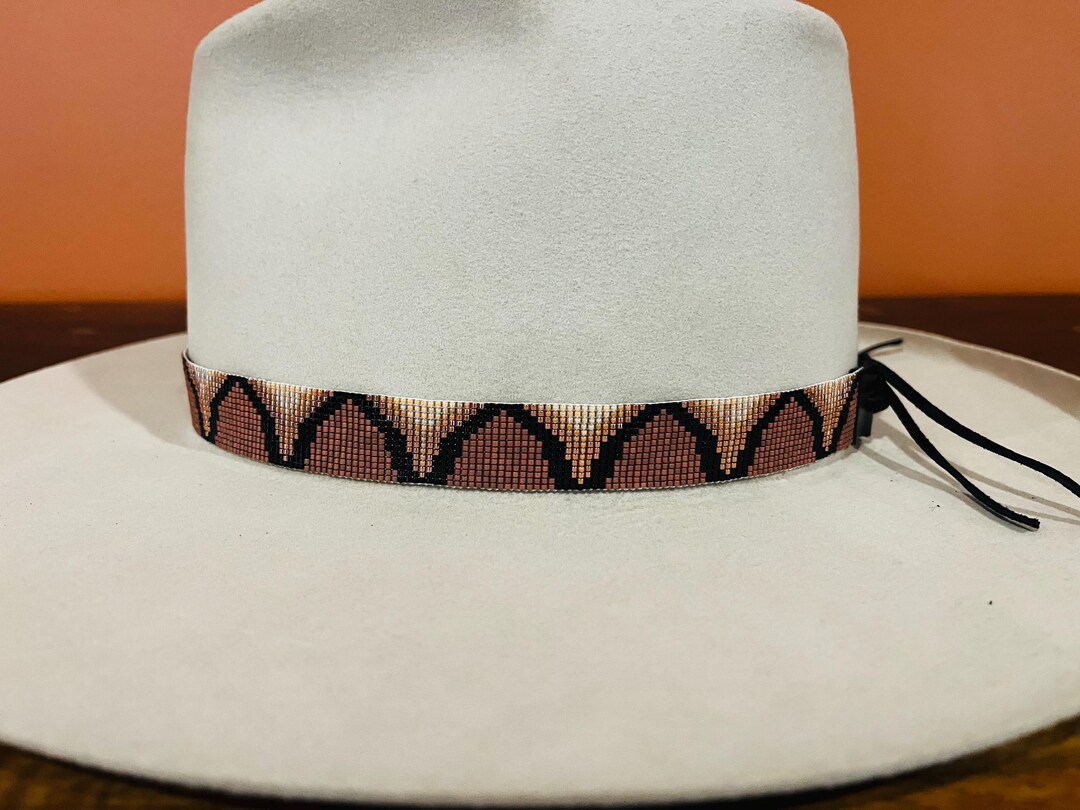 Custom Beaded Hatband, Custom Hat Band, Beaded Hatband - Etsy