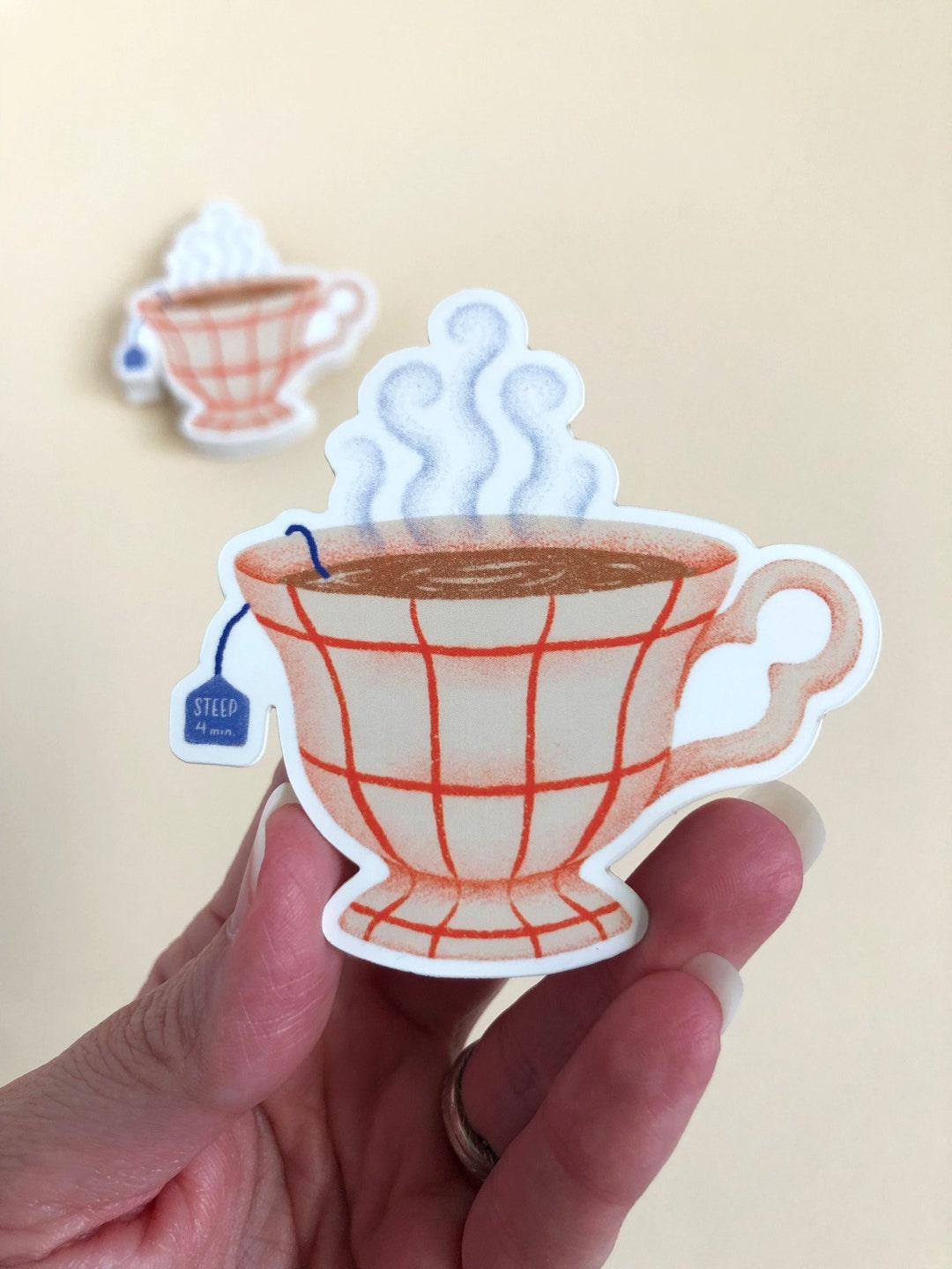 Teacup Matte Sticker | Tea Gift | Tea Lover | Tea Time | Journal ...