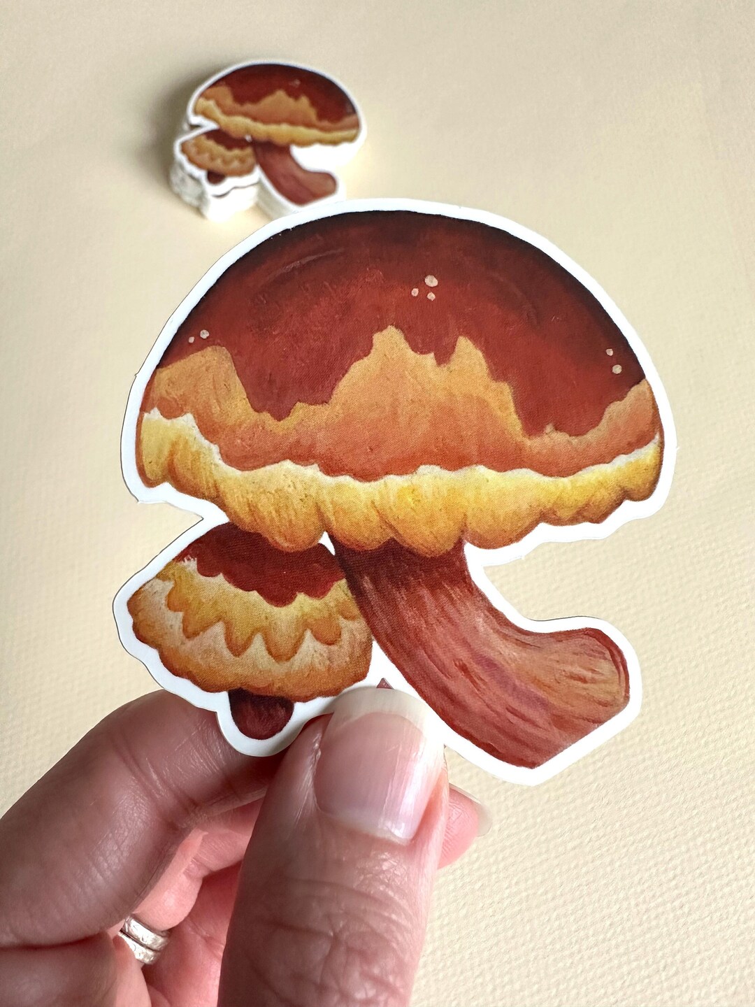 Pink Mushroom Sticker | Waterproof Vinyl Sticker | Waterbottle | Laptop ...