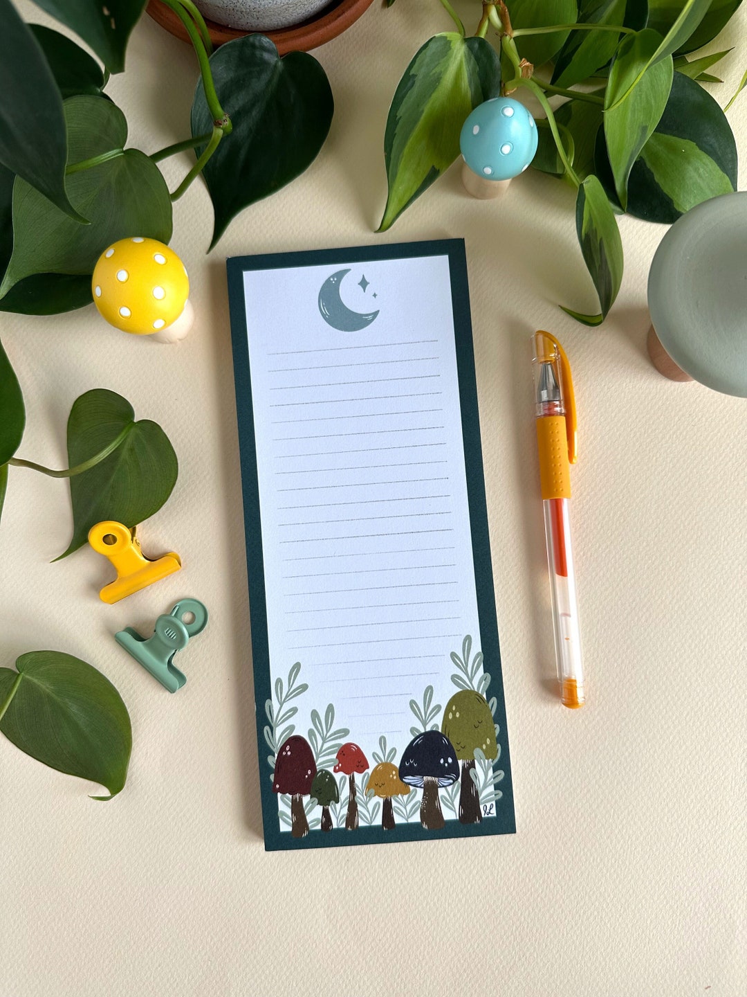 Mushroom Notepads | List Pad | Shopping List | Mushroom Lover Gift - Etsy
