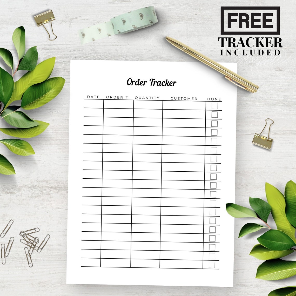 Order Form Template, Purchase Order Form, Small Business Forms ...