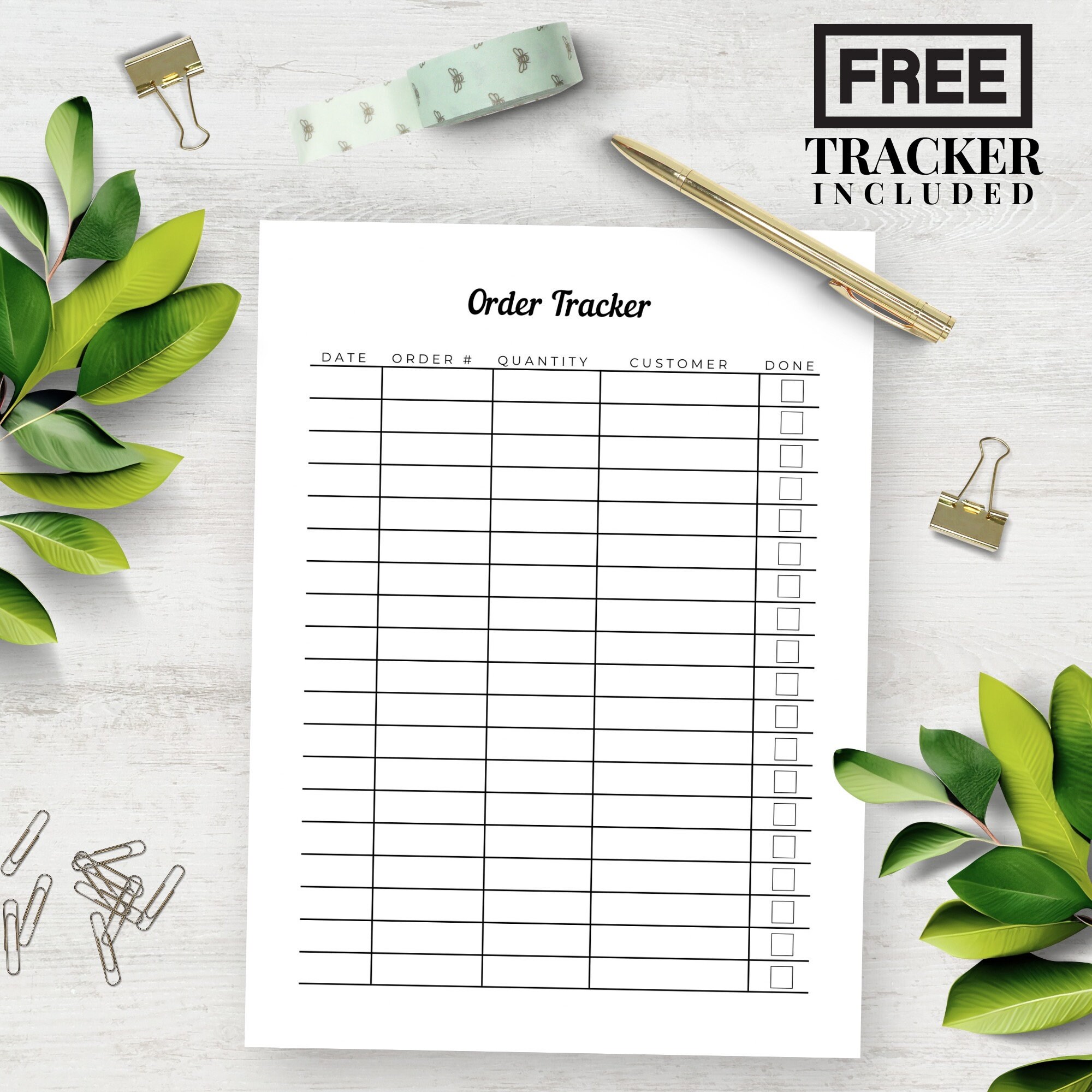 Order Form Template, Purchase Order Form, Small Business Forms ...