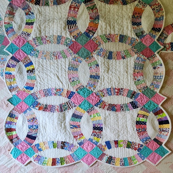 Wedding Ring Quilt - Etsy