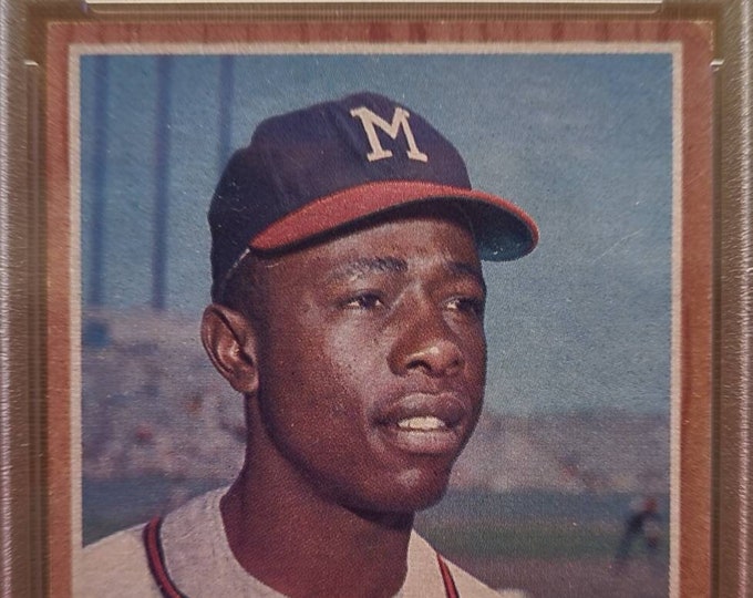 1962 TOPPS Hank Aaron PSA Rated Baseball Card #320 5 - EX - Etsy
