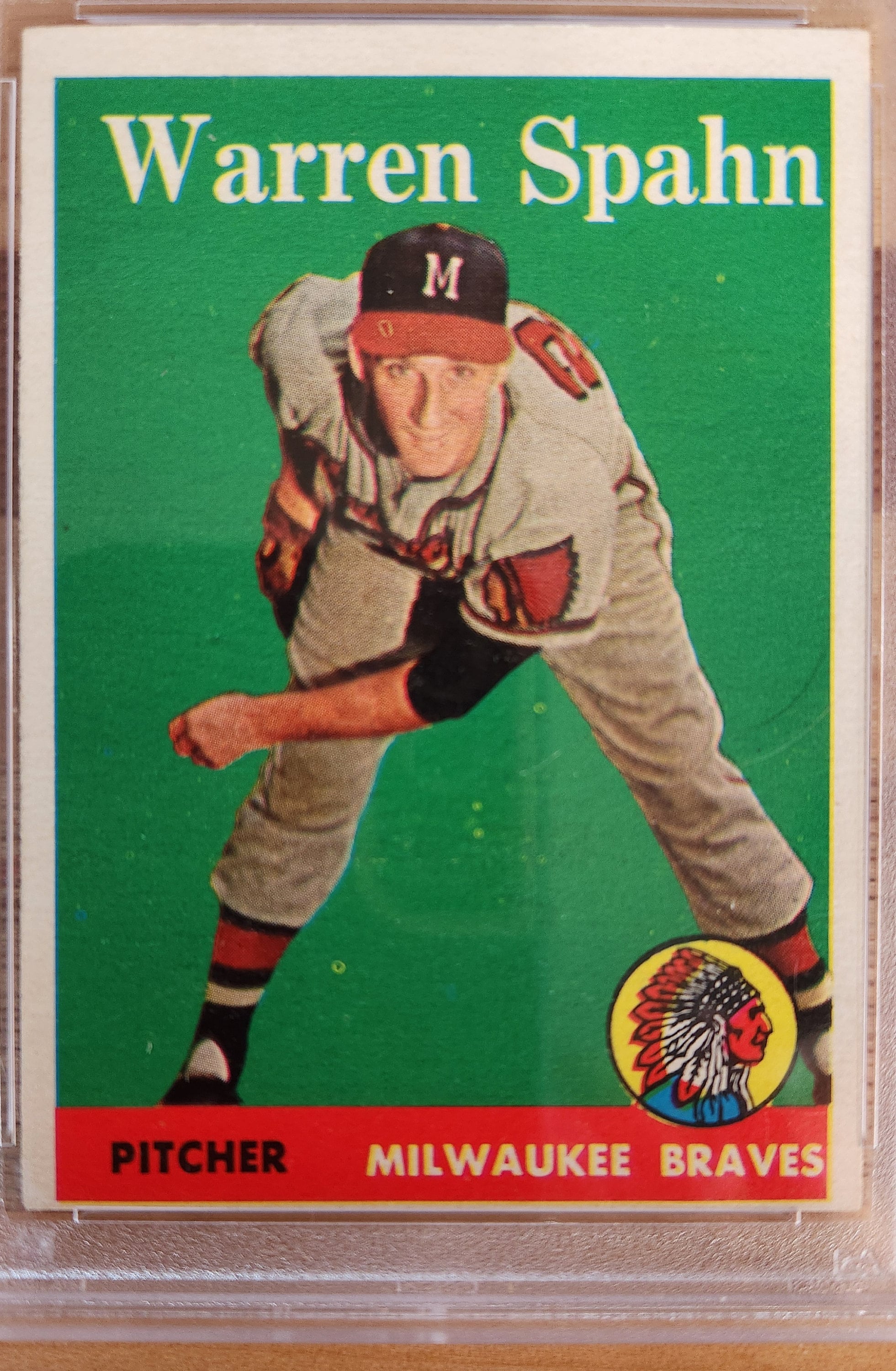 1958 TOPPS Warren Spahn Baseball Card - Etsy