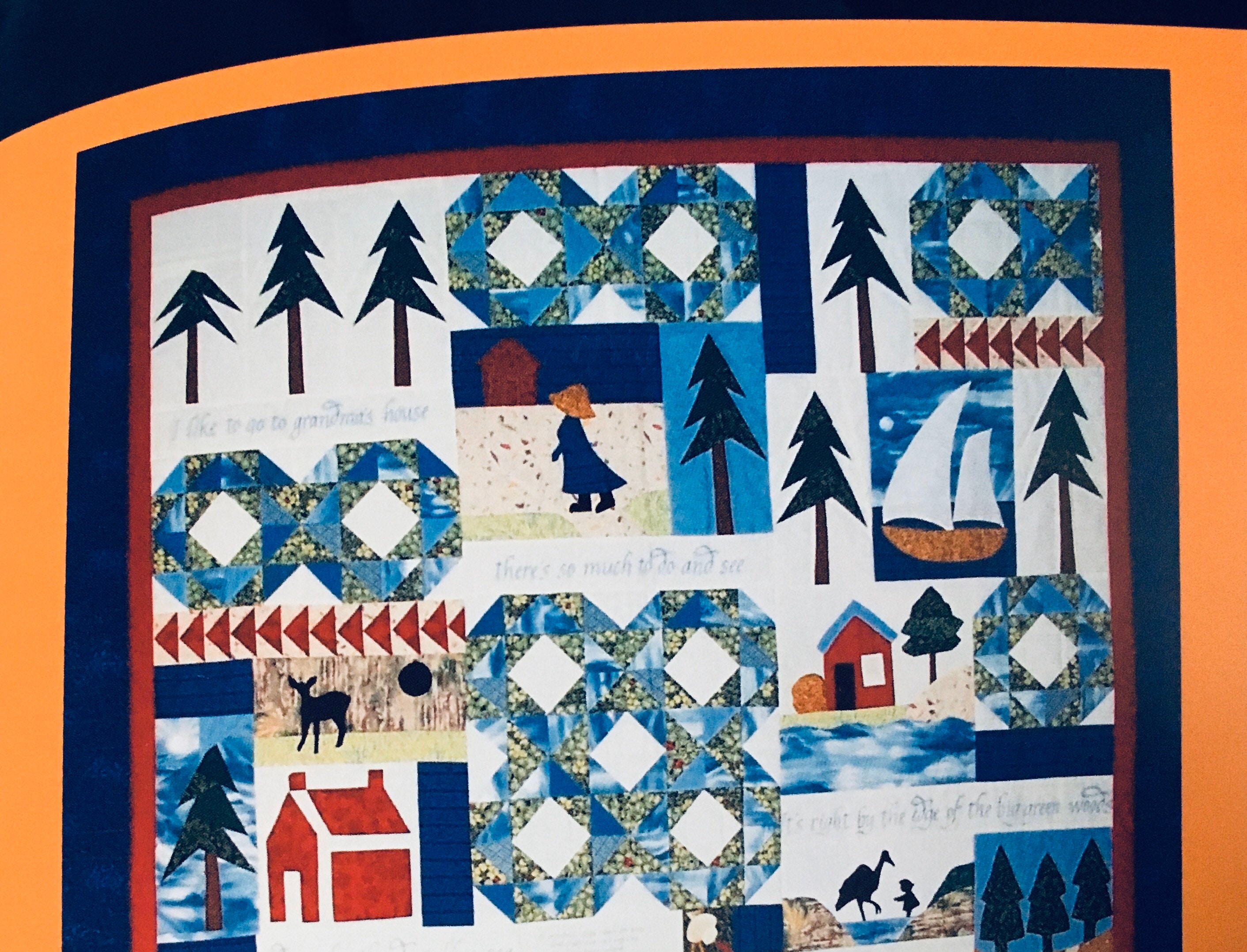 Quilted Story Book - Grandma’s House - Etsy