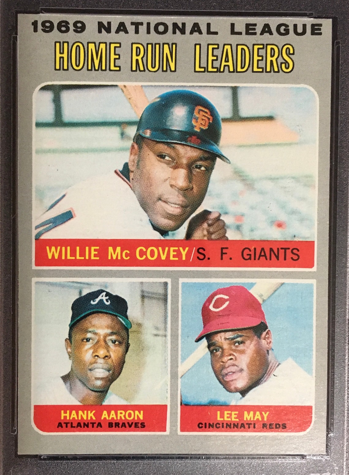 1970 TOPPS NL Home Run Leaders Baseball Card / PSA Rated - Etsy