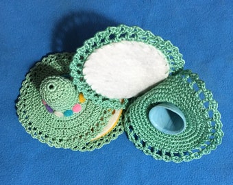 Vintage Mexican Hat Thimble Holder Needle Case. Basket Weave Hat Style ...