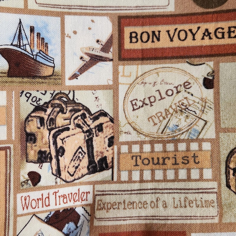 Travel Fabric - Etsy