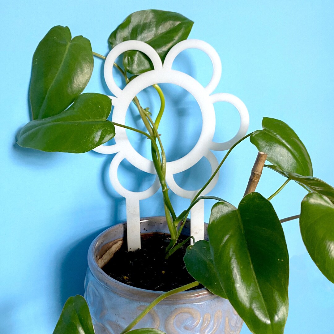 Flower Power Plant Trellis Svg Laser Cut File Digital Download (SVG ...