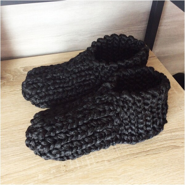 Mens Knit Slippers - Etsy