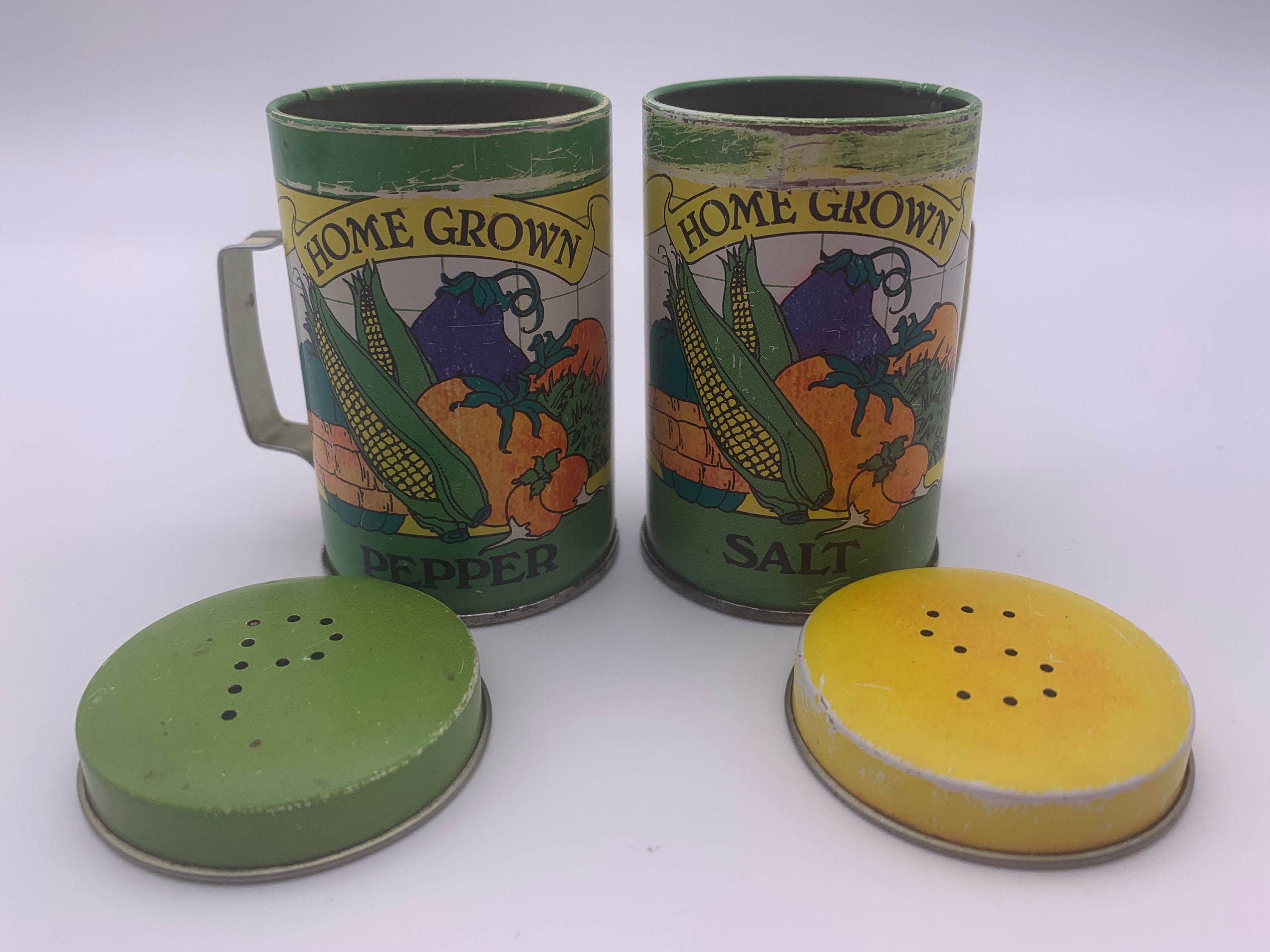 Salz Pfeffer Dose Gemüse Gemüse gemüse grün gelb - Etsy.de