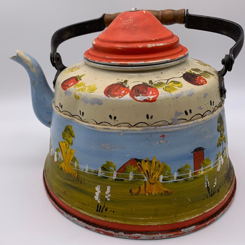 Teapot Hand Painted - Etsy