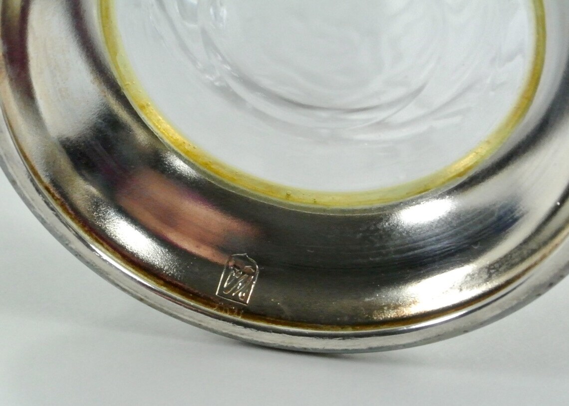 Sugar Creamer Set Frosted Lead Crystal Rose Footed William Adams - Etsy