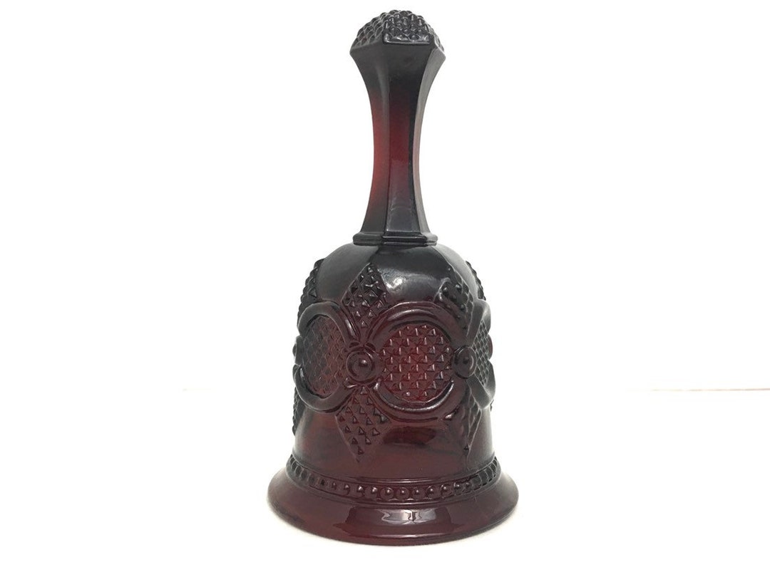 Bell 1876 Avon Cape Cod Ruby Red Glass Vintage - Etsy