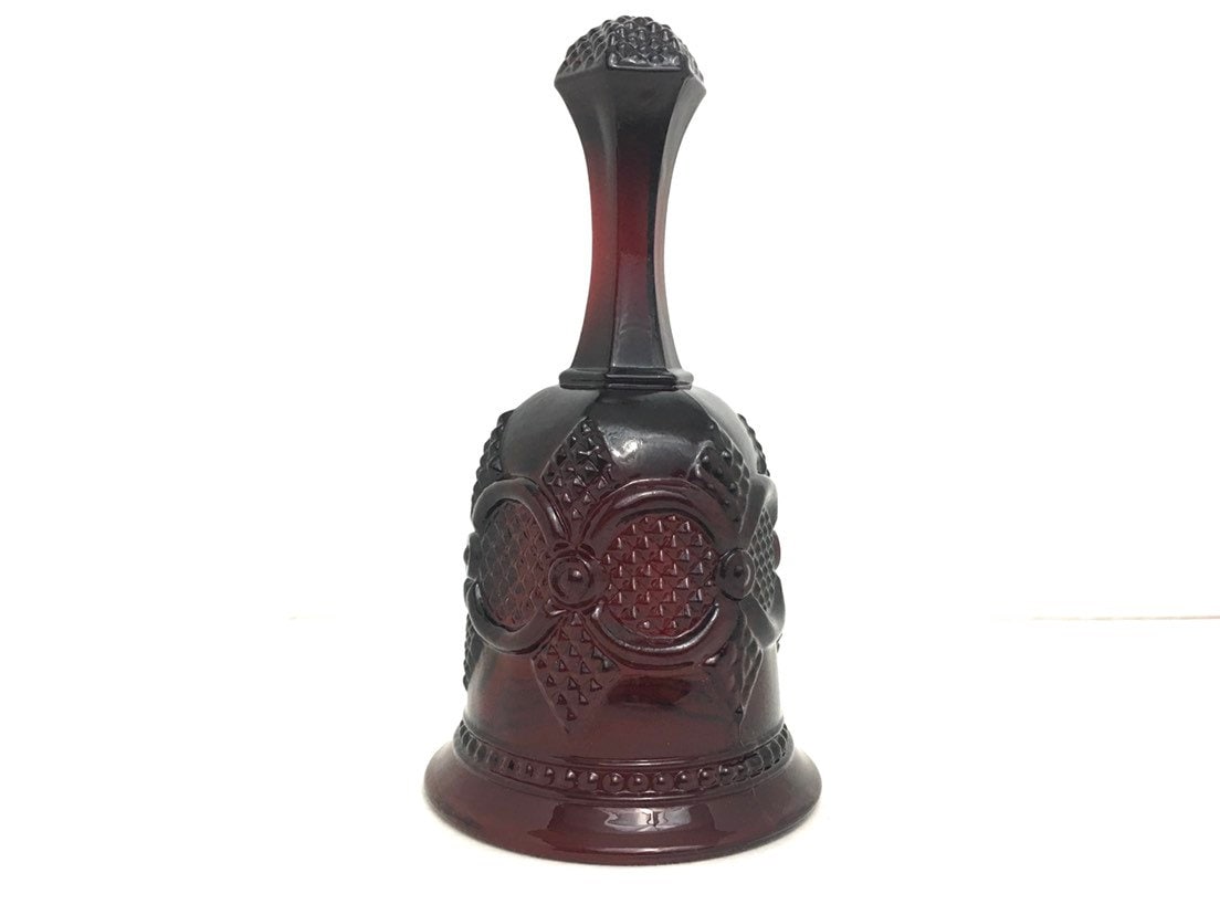Bell 1876 Avon Cape Cod Ruby Red Glass Vintage - Etsy