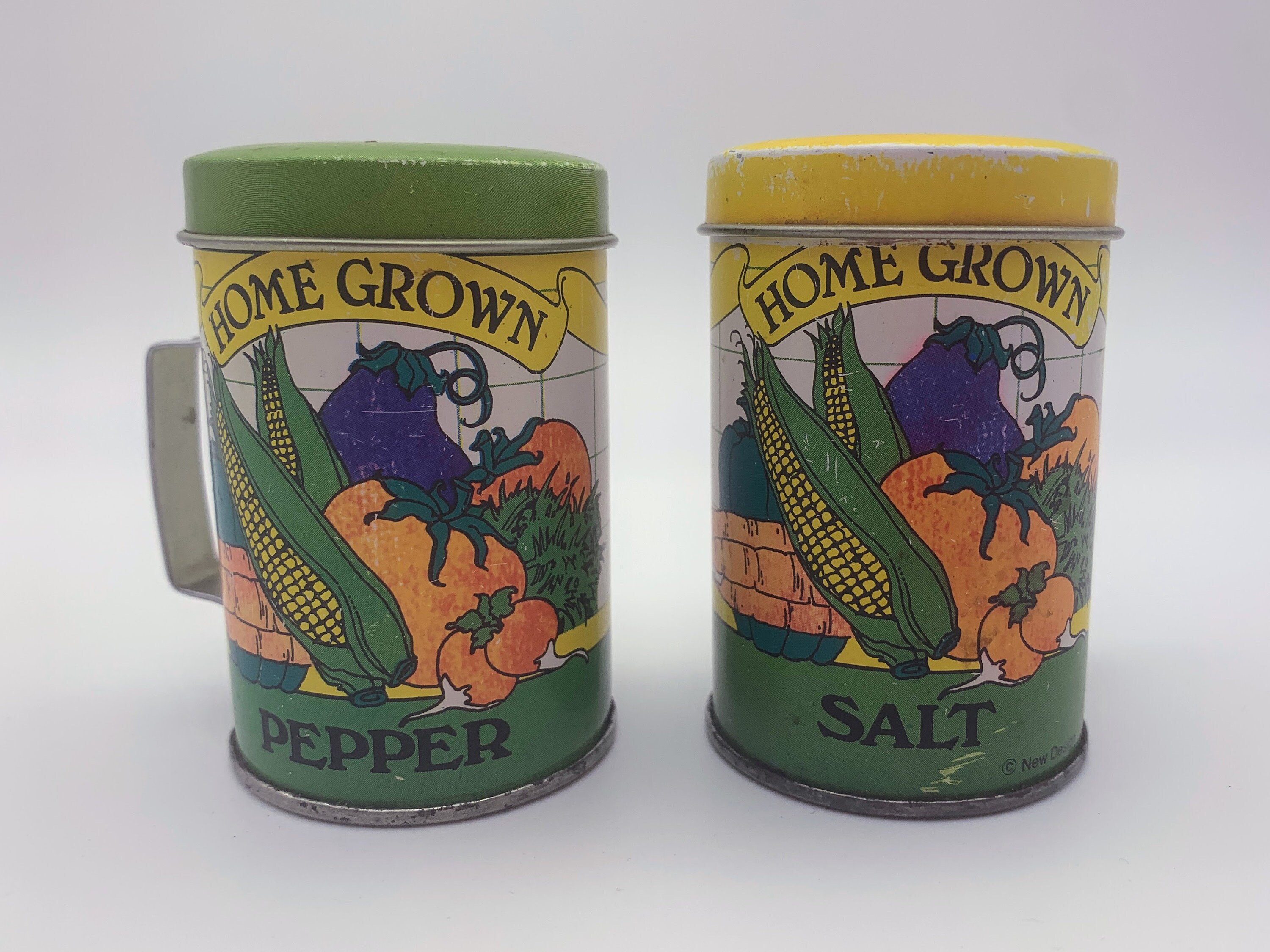 Salz Pfeffer Dose Gemüse Gemüse gemüse grün gelb - Etsy.de