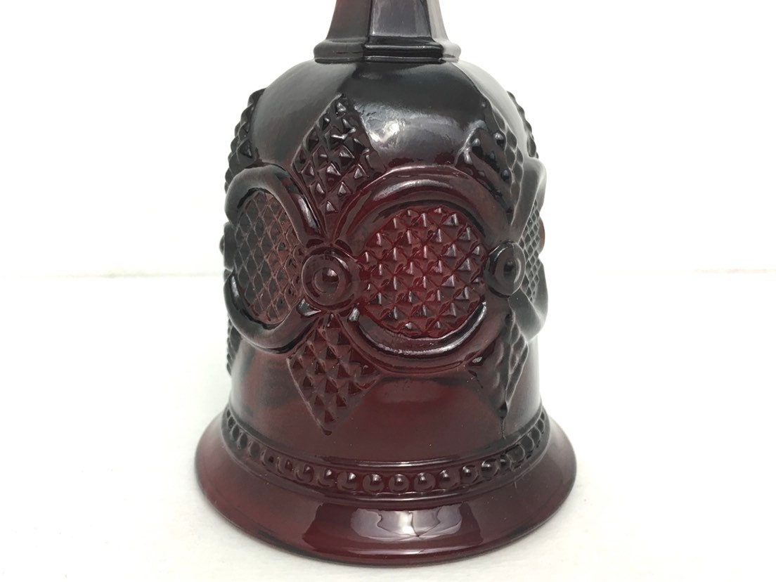 Bell 1876 Avon Cape Cod Ruby Red Glass Vintage - Etsy