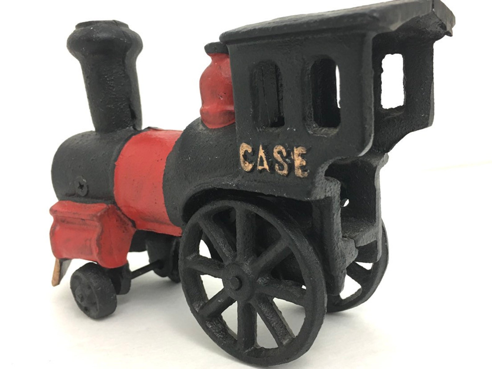 Train CASE Cast Iron Locomotive Steam Engine 1950s - Etsy