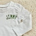 Organic Cotton Name Shirt Custom Baby Shirt Embroidered Name - Etsy