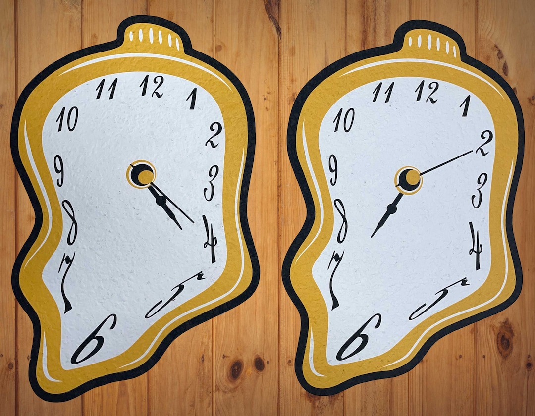 Dali Clock Dab Mat- Mat Set to 420 or 710 - Etsy