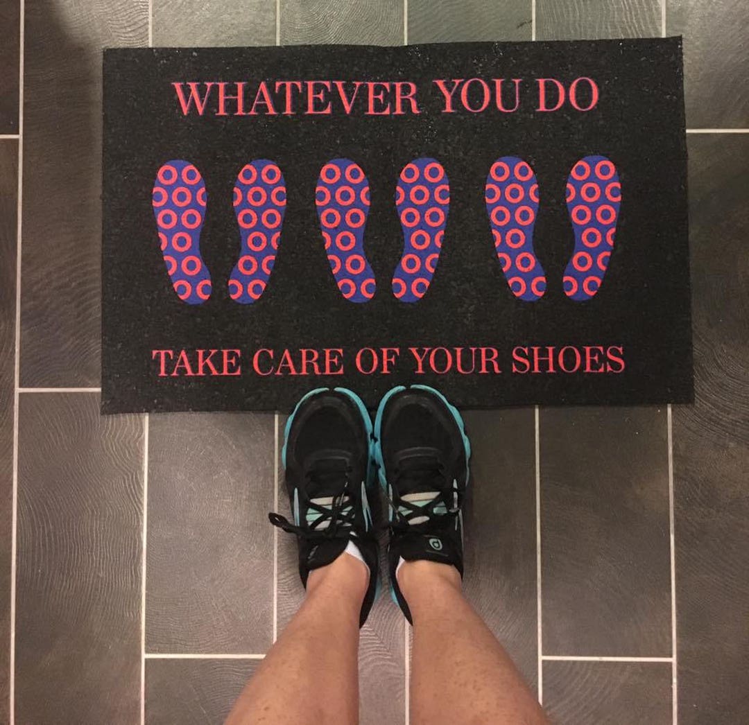 Phish Inspired Cavern Mat - Whatever You Do Take Care of Your Shoes! - Etsy