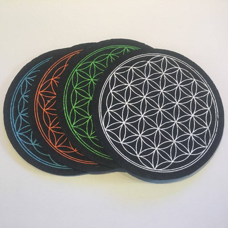 Flower of Life Sacred Geometry East Coasters Dab Mat - Etsy