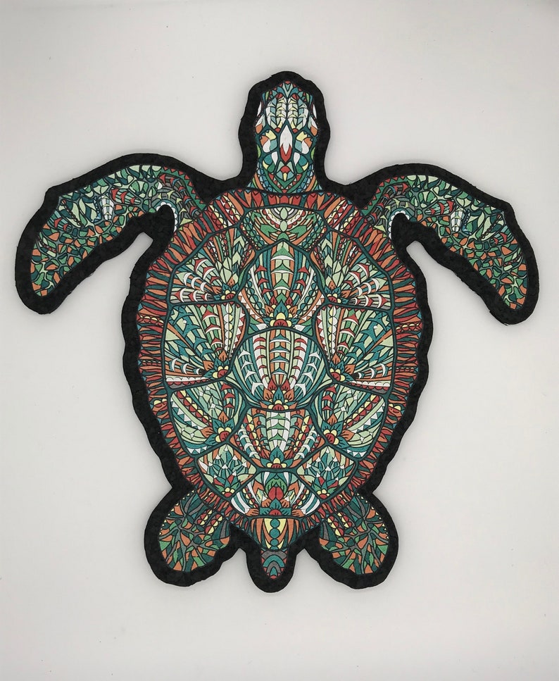 Save the Sea Turtles Recycled Rubber East Coaster Dab Mat | Etsy