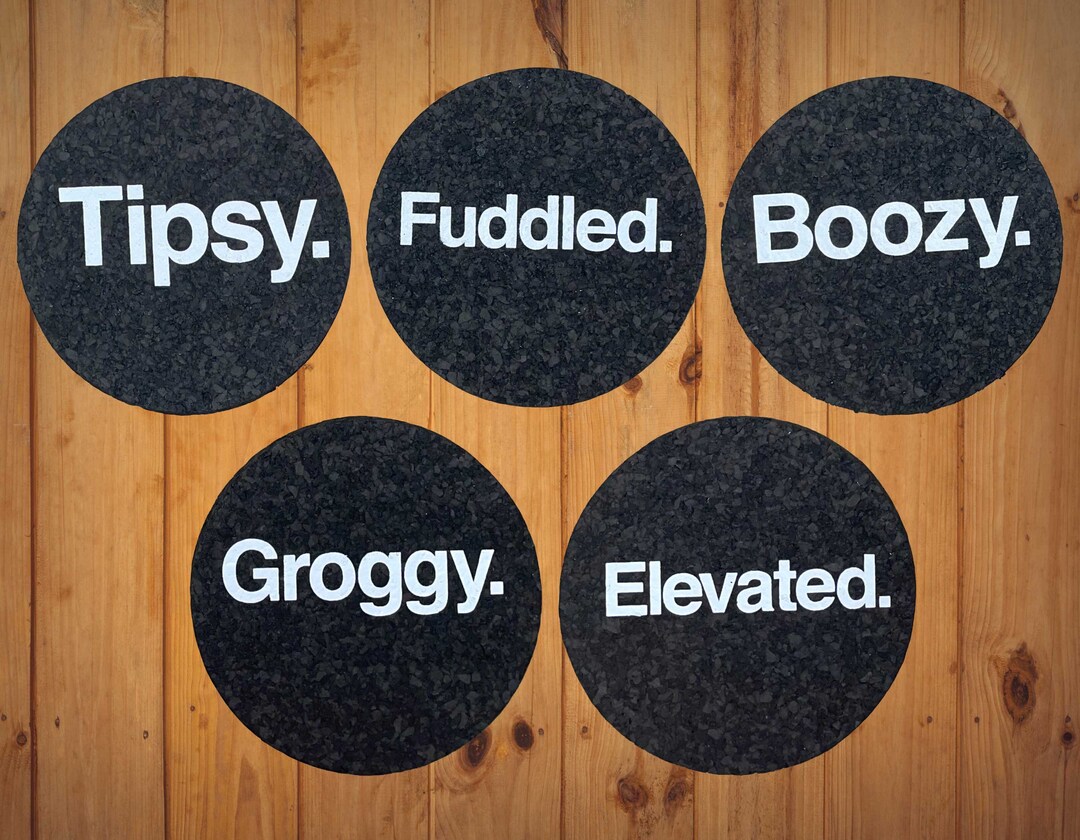 Phish Inspired Fluffhead Coasters - Tipsy. Fuddled. Boozy. Groggy ...