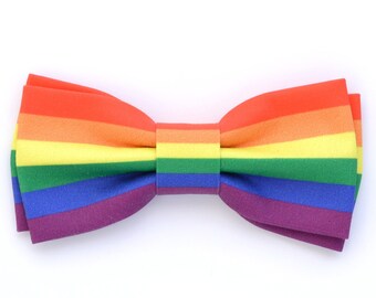 Gay Pride Bow Tie | Etsy
