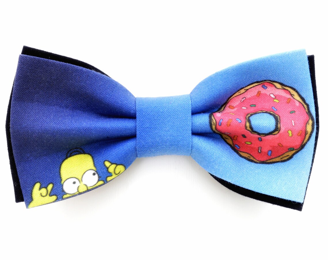 Simpsons Bow Tie. Homer Bow Tie. Mens Bow Ties. Womens Bow - Etsy