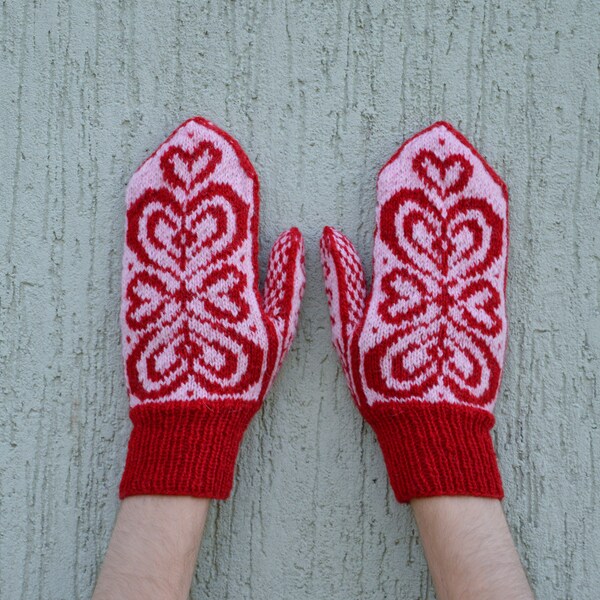 Wool Mittens - Etsy