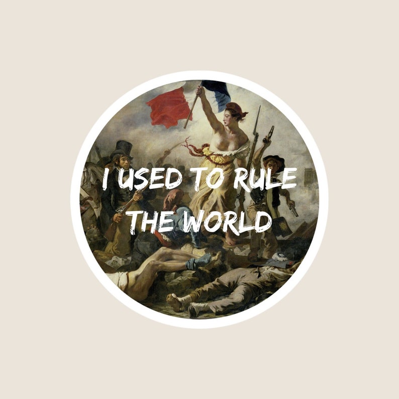 Viva La Vida, Coldplay Vinyl Sticker - Etsy