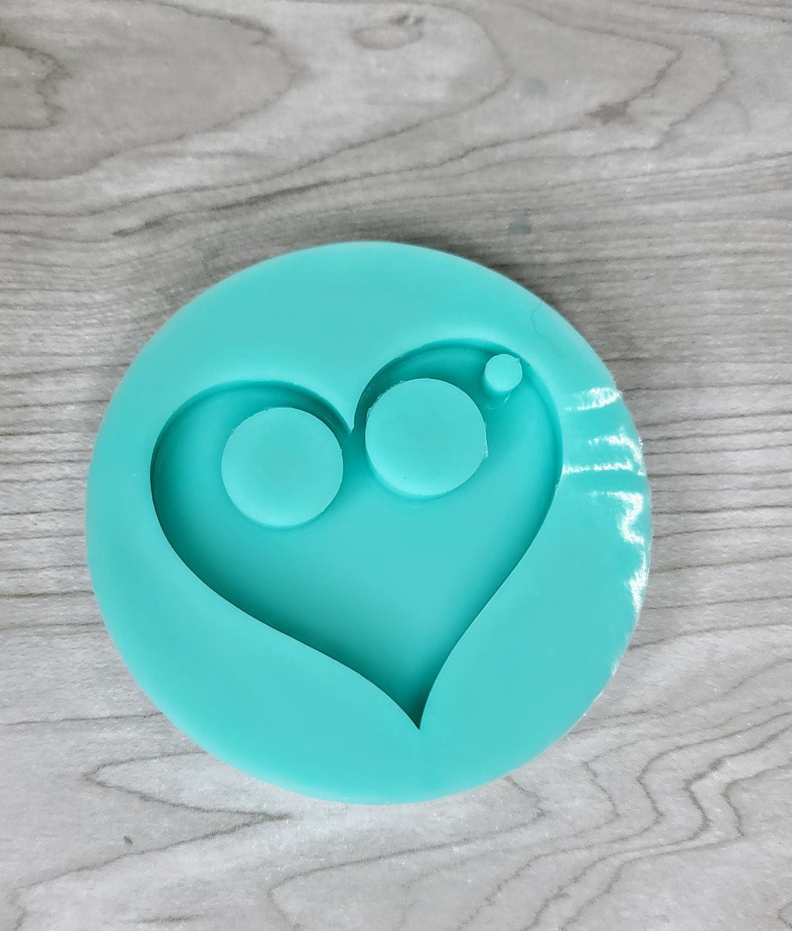 Heart Defense Key-chain Silicone Mold Custom Molds | Etsy