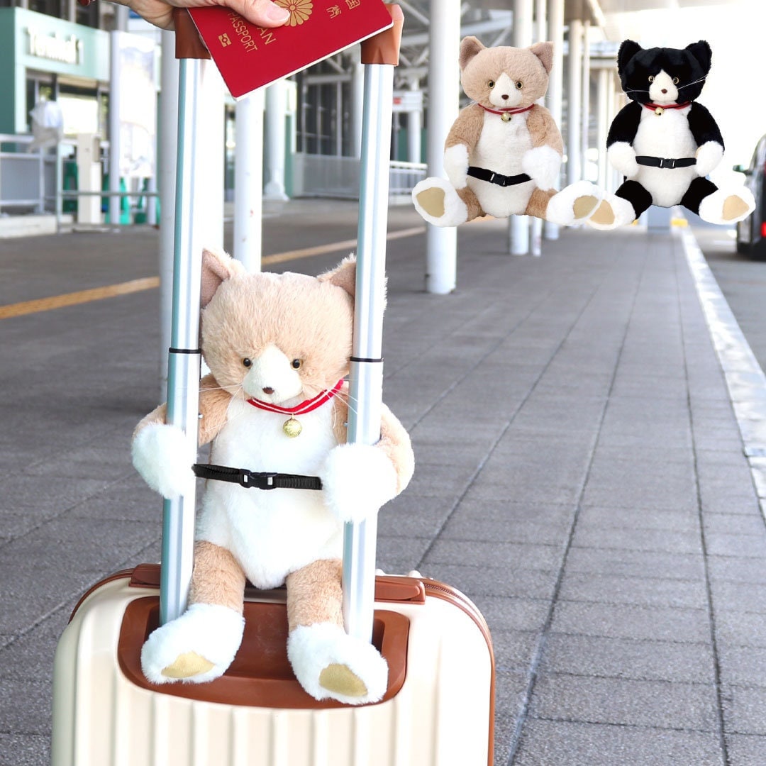 Carry-on Cat Plush Bag Plushie Toy Bag, Travel Bag, Black Cat Bag, Kids ...