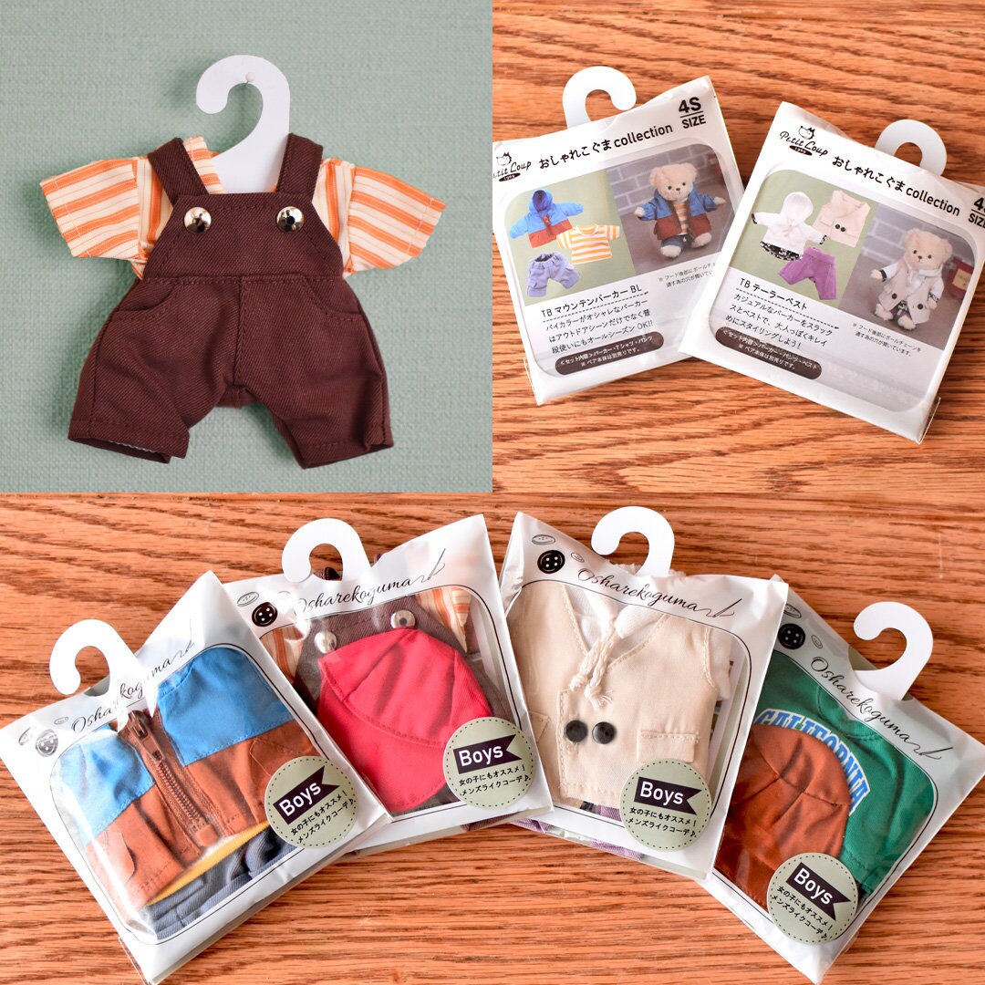 4 Types of Clothes for Mini Plushie Smalldoll Clothing, Doll Outfits ...