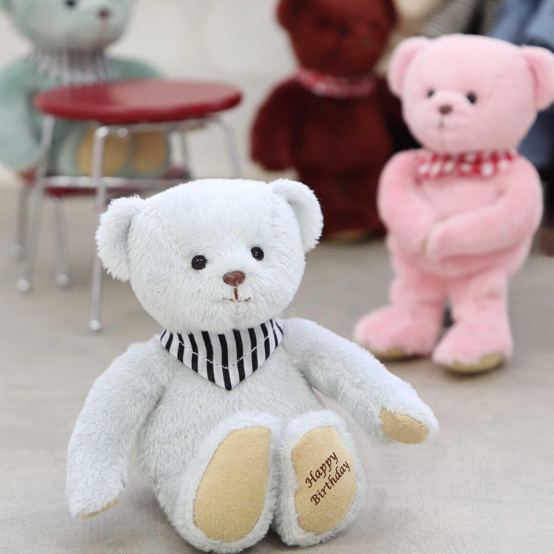 TB Bear Keychain Plush- Personalized Palm-sized Plushie, Mini Teddy ...