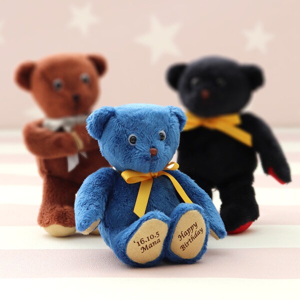 Mini Bear Plush Fabric - Etsy