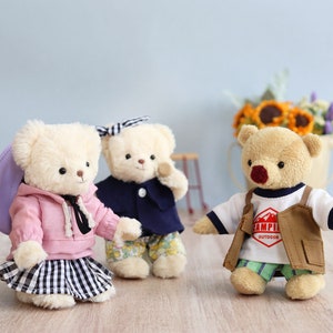 Clothes for Small Plush Toy Soft Toy Doll Clothing, Teddy Bear Clothing ...