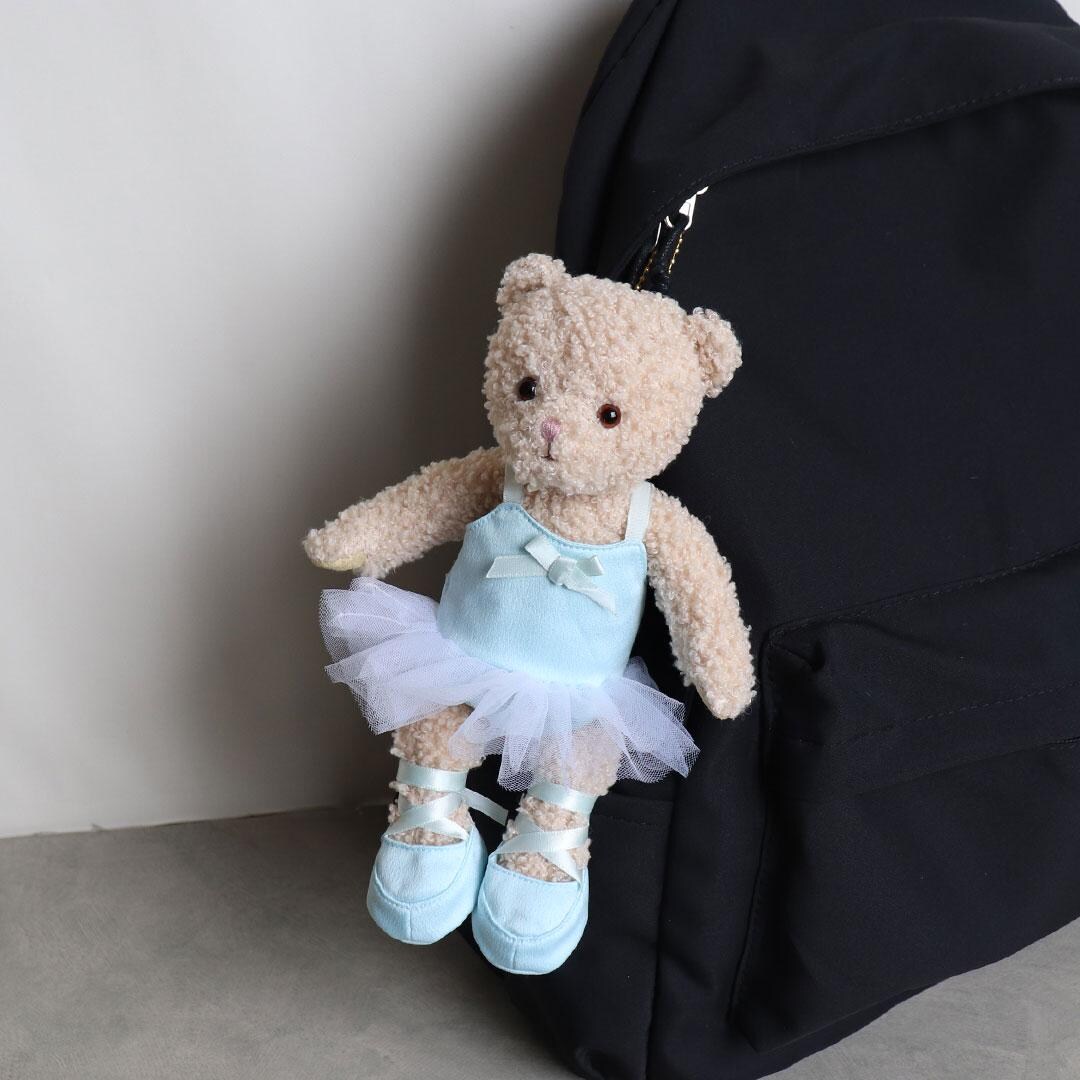 Ballerina Teddy Bear Marron- Dancer Gift, Custom Print Teddy Bear ...