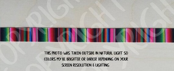 5/8 Grosgrain PINK Sarape Serape Ribbon Mexican Blanket - Etsy