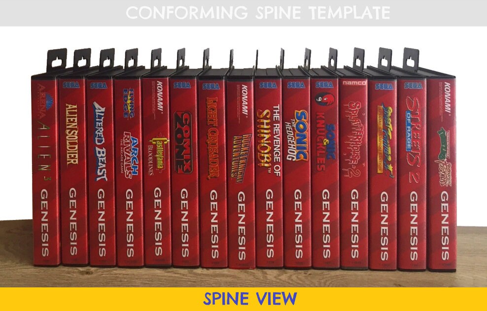 Video Games Sega Genesis Collector's Game Case with Cover Langrisser II ...