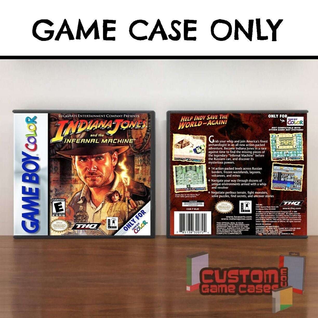 Indiana Jones and the Infernal Machine GBC Gameboy Color - Etsy UK