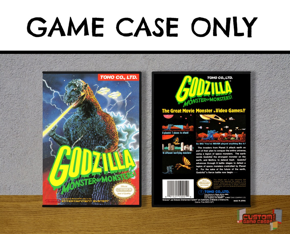 Godzilla: Monster of Monsters NES Nintendo Collector's | Etsy