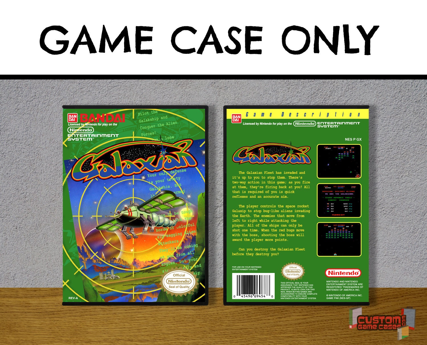 Galaxian NES Nintendo Collector's Game Case | Etsy